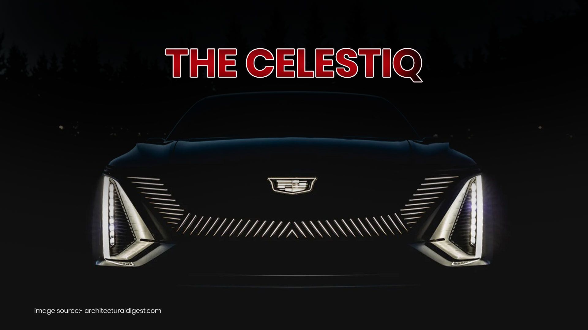 Cadillac Teases Pictures Of Its New Electric Car, The Celestiq