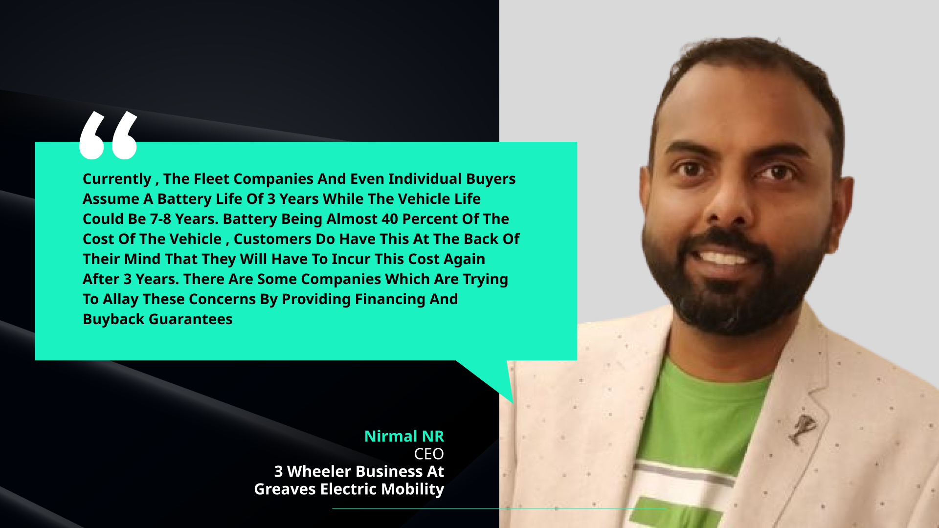 Insightful Q&A Session with Mr Nirmal, CEO - 3 wheeler Business of ...
