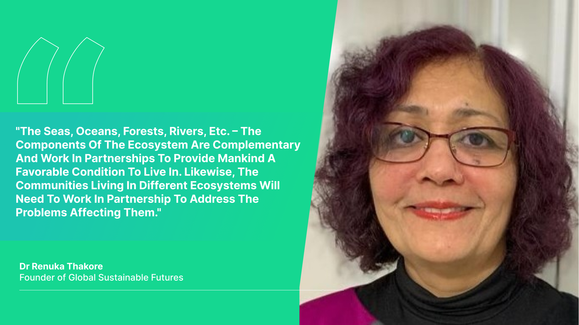 Intriguing Session with Dr Renuka, Founder of Global Sustainable ...