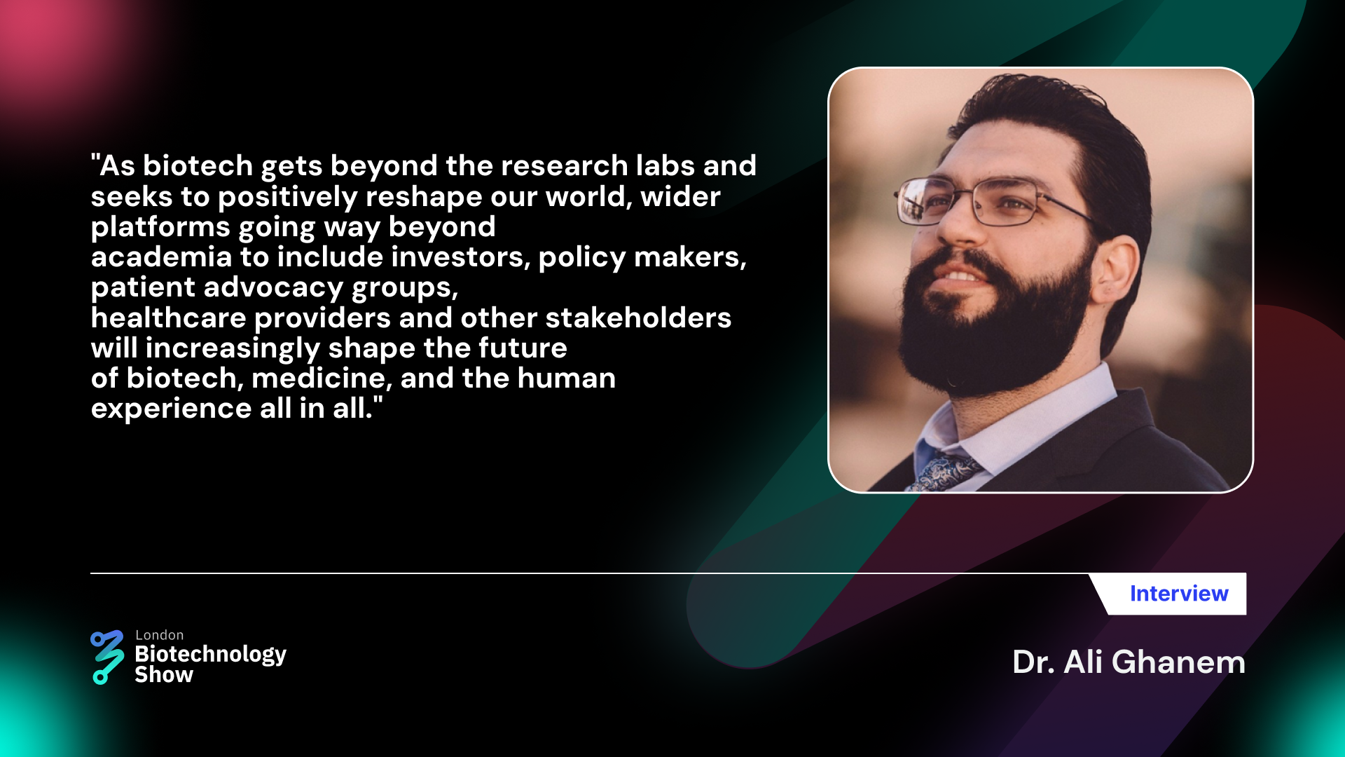 Informative Session with Dr Ali. Ghanem, Scientist and R&D Consultant