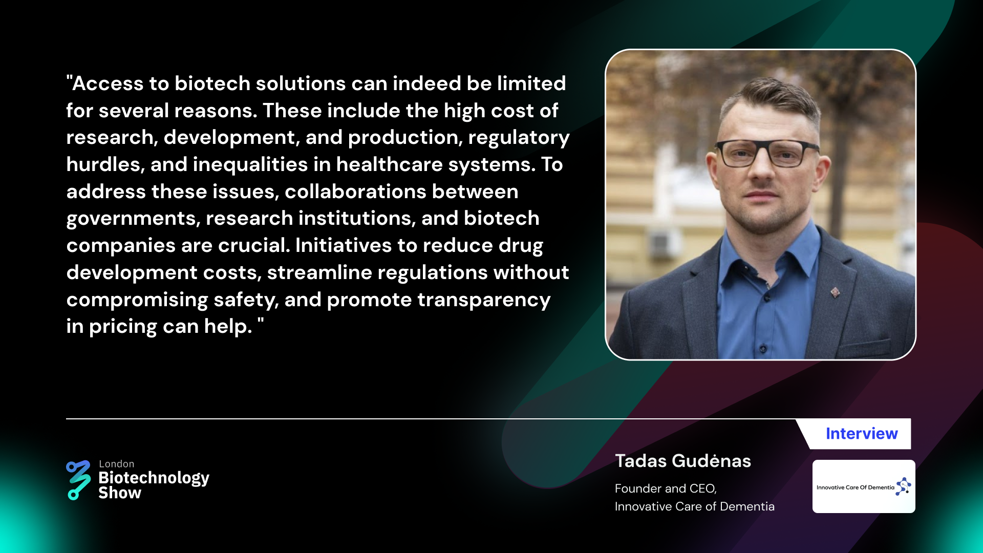 Enlightening Session with Tadas Gudėnas, Founder and CEO of Innovative Care of Dementia