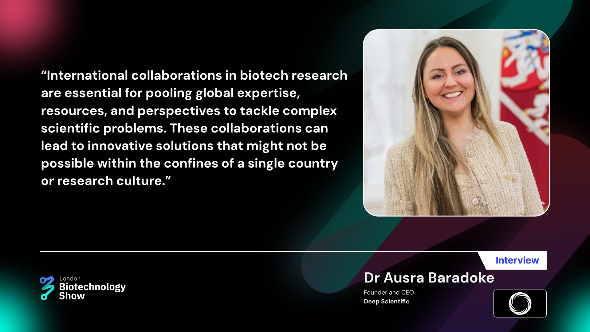 Insightful Session with Dr Ausra Baradoke, Founder and CEO of Deep ...