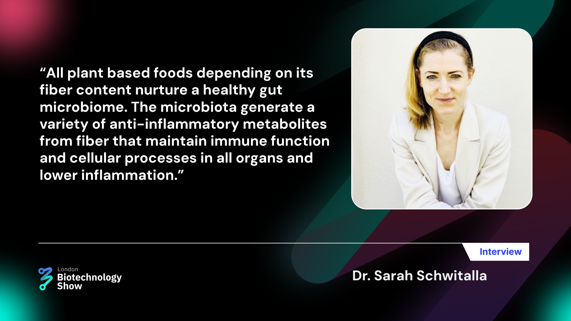 Insightful Session with Dr Sarah Schwitalla, Ph.D. in Molecular Medicine and Biochemistry ...