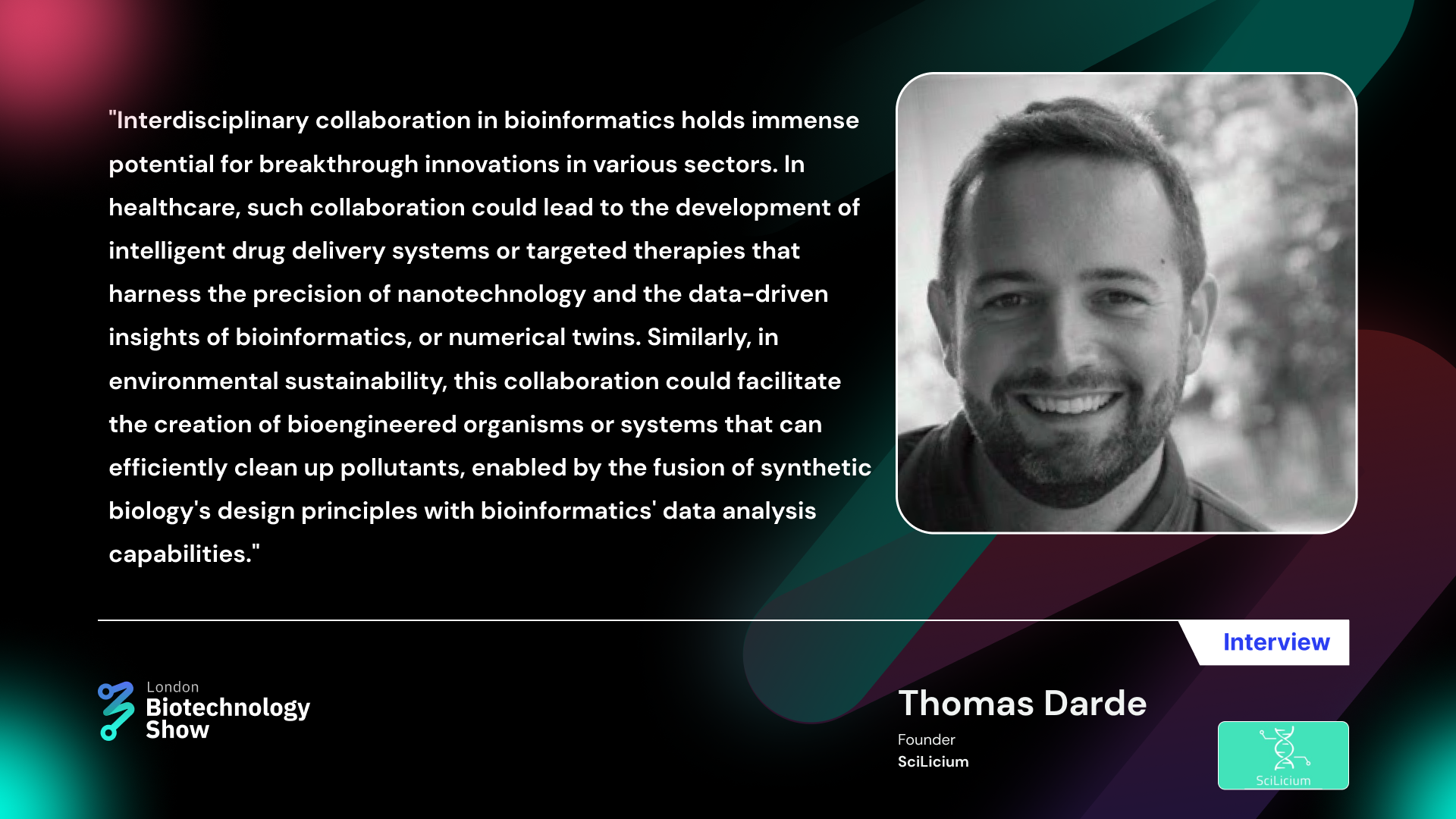 Enlightening Session with Thomas Darde, Founder of SciLicium