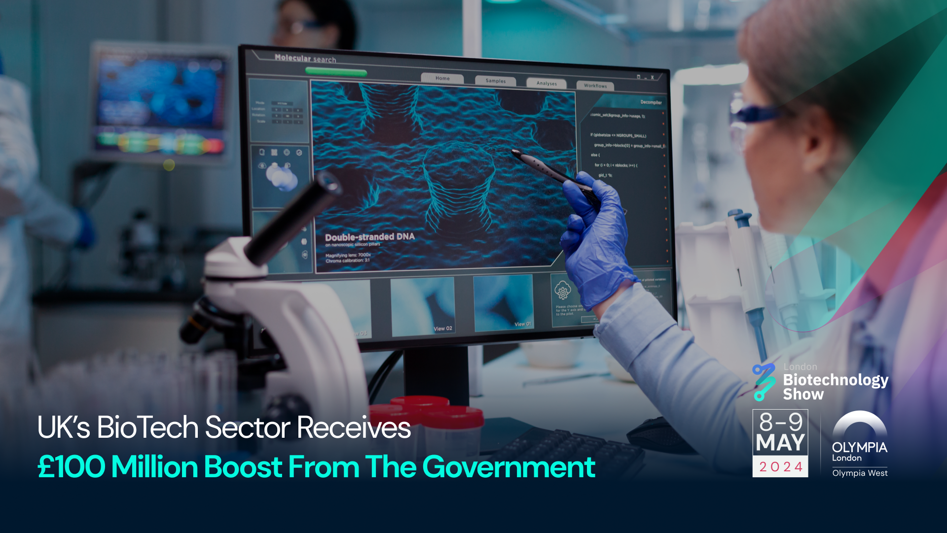 UK’s BioTech Sector Receives £100 Million Boost From The Government