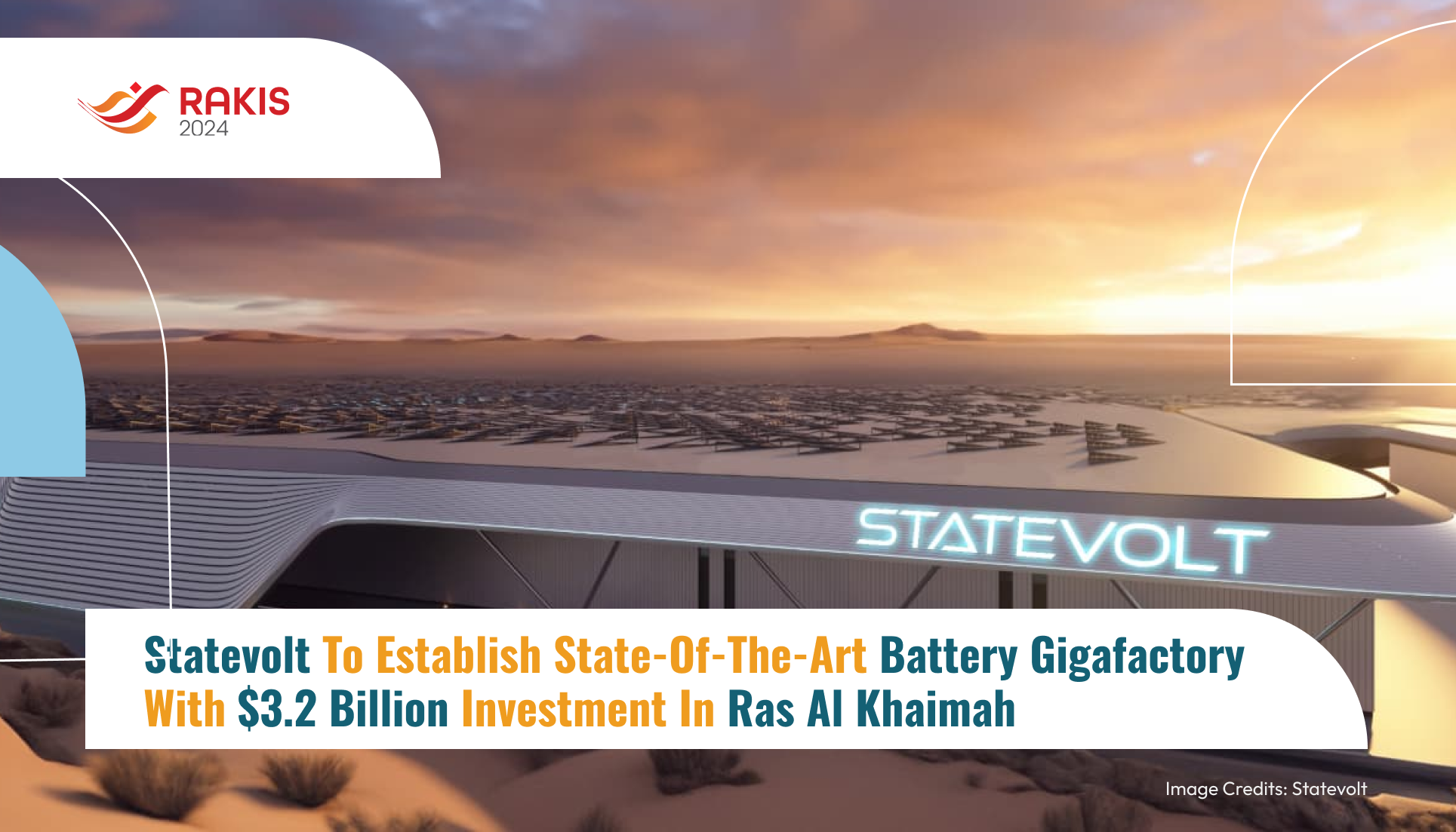 Statevolt to Build $3.2Billion Battery Gigafactory in Ras Al Khaimah
