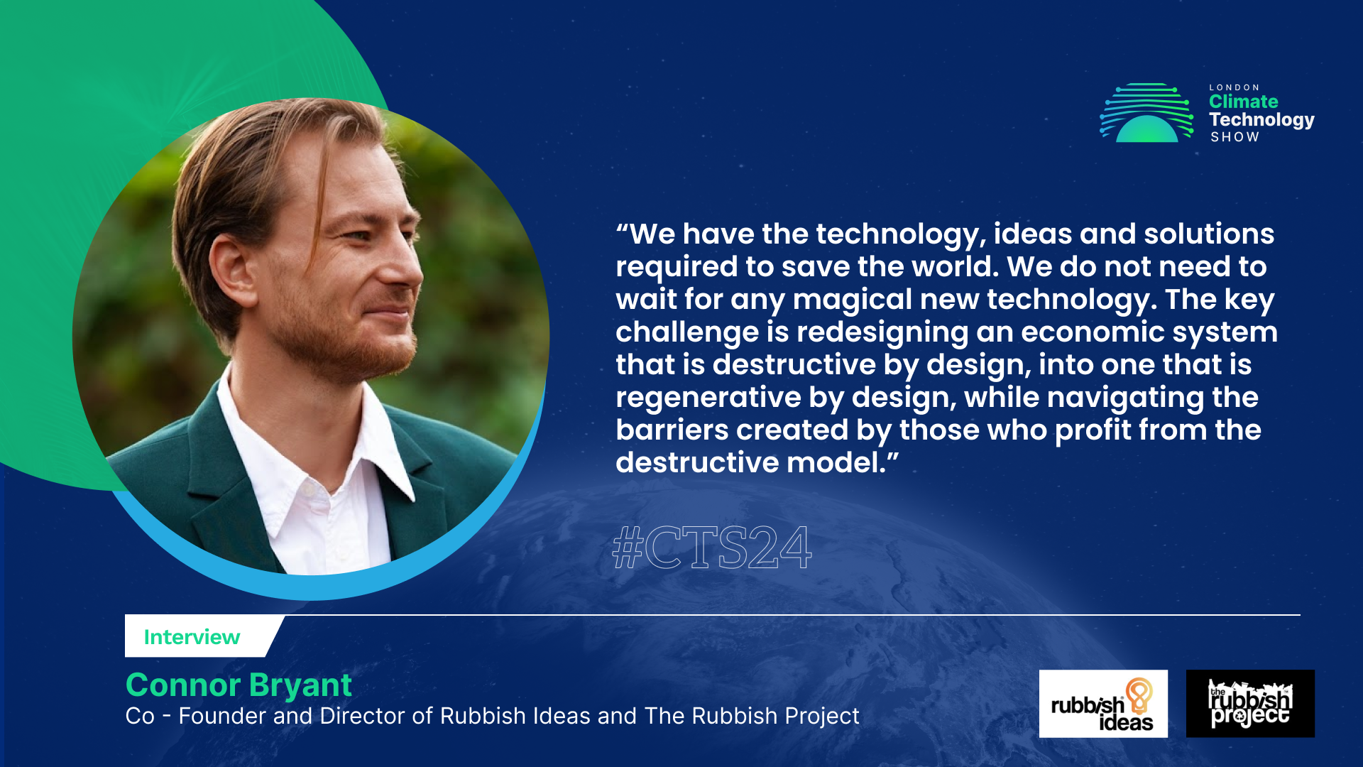 Interview with Connor Bryant, Co-founder and Director of Rubbish Ideas and The Rubbish Project