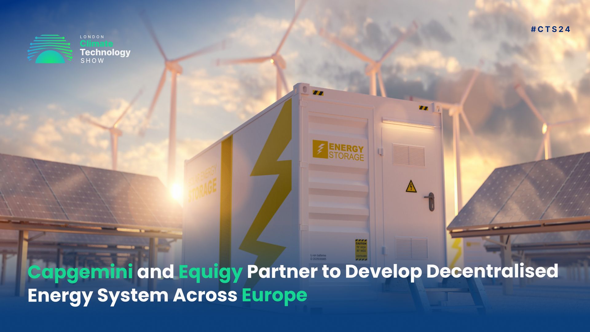 Capgemini & Equigy Join Forces to Develop Decentralised Energy System
