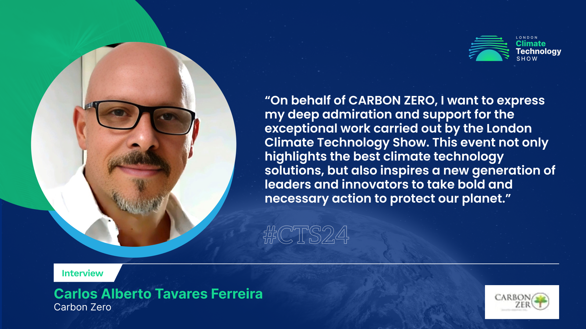 Enlightening Session With Carlos Alberto Tavares Ferreira, Carbon Zero