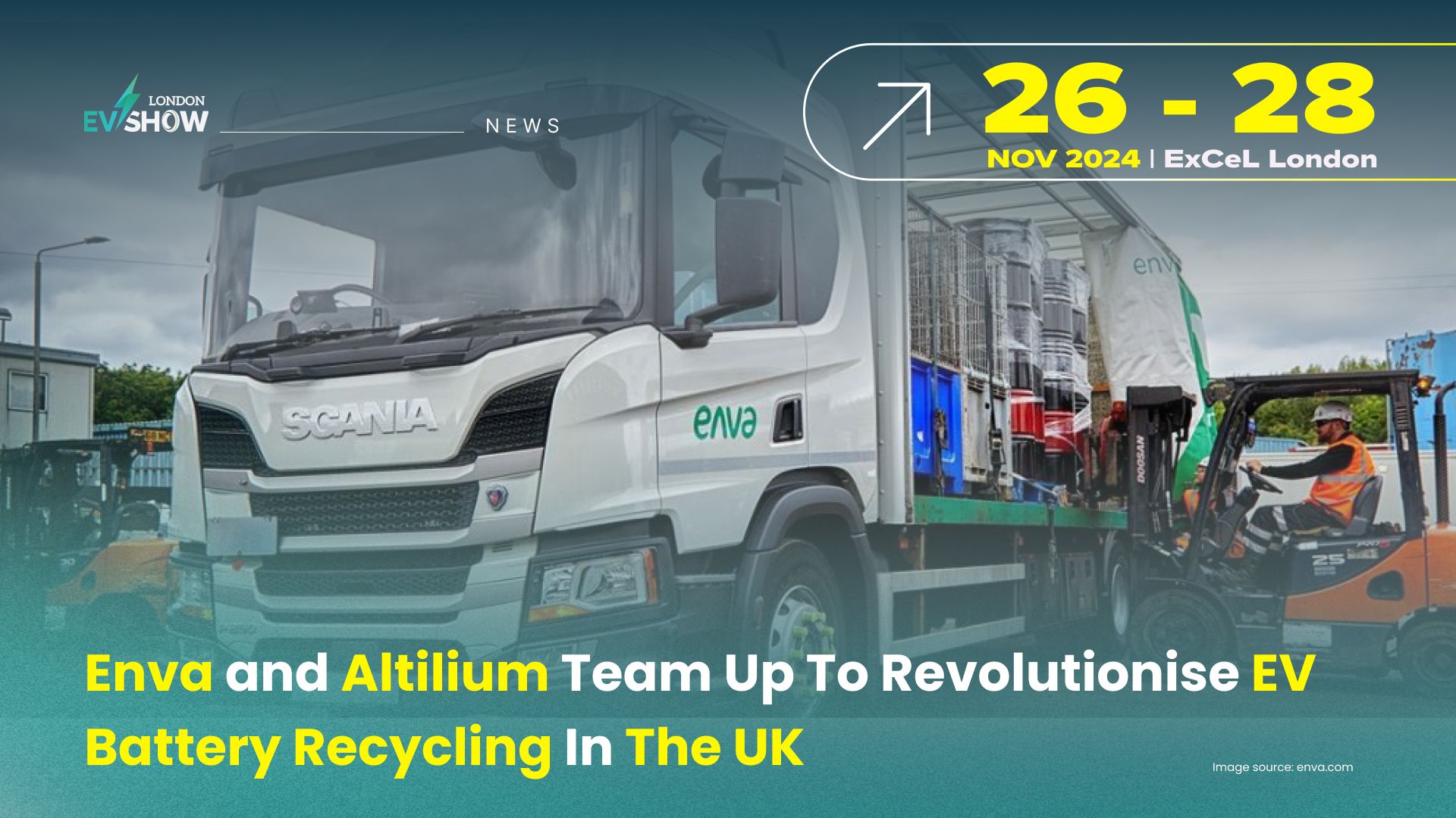 Enva & Altilium Team Up To Revolutionise EV Battery Recycling In UK