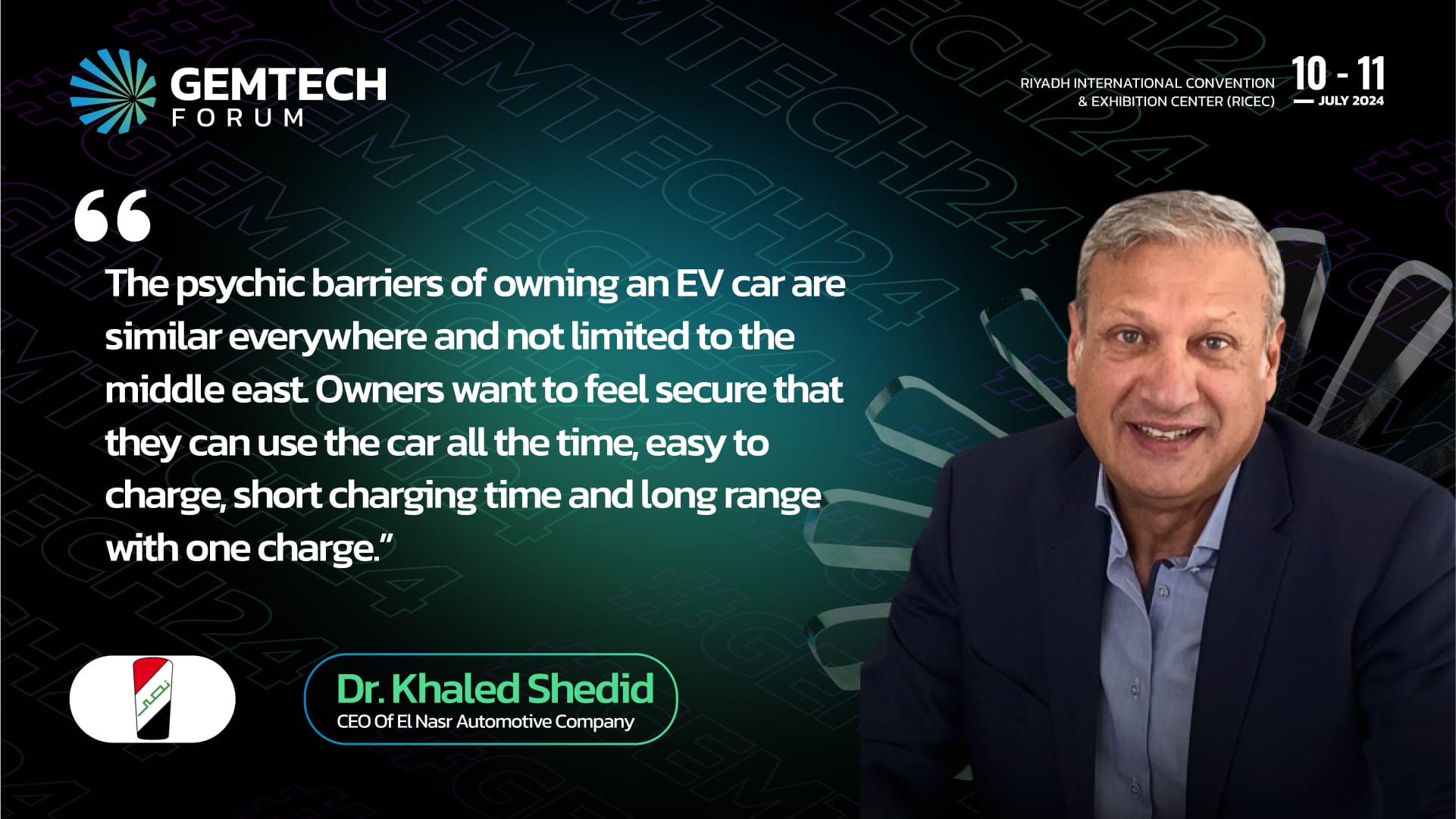 Insightful Q&A Session With Dr. Khaled Shedid, CEO of El Nasr ...