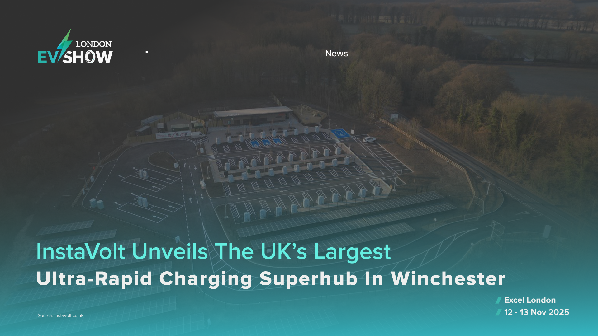 InstaVolt Opens Ultra-Rapid Charging Superhub in Winchester