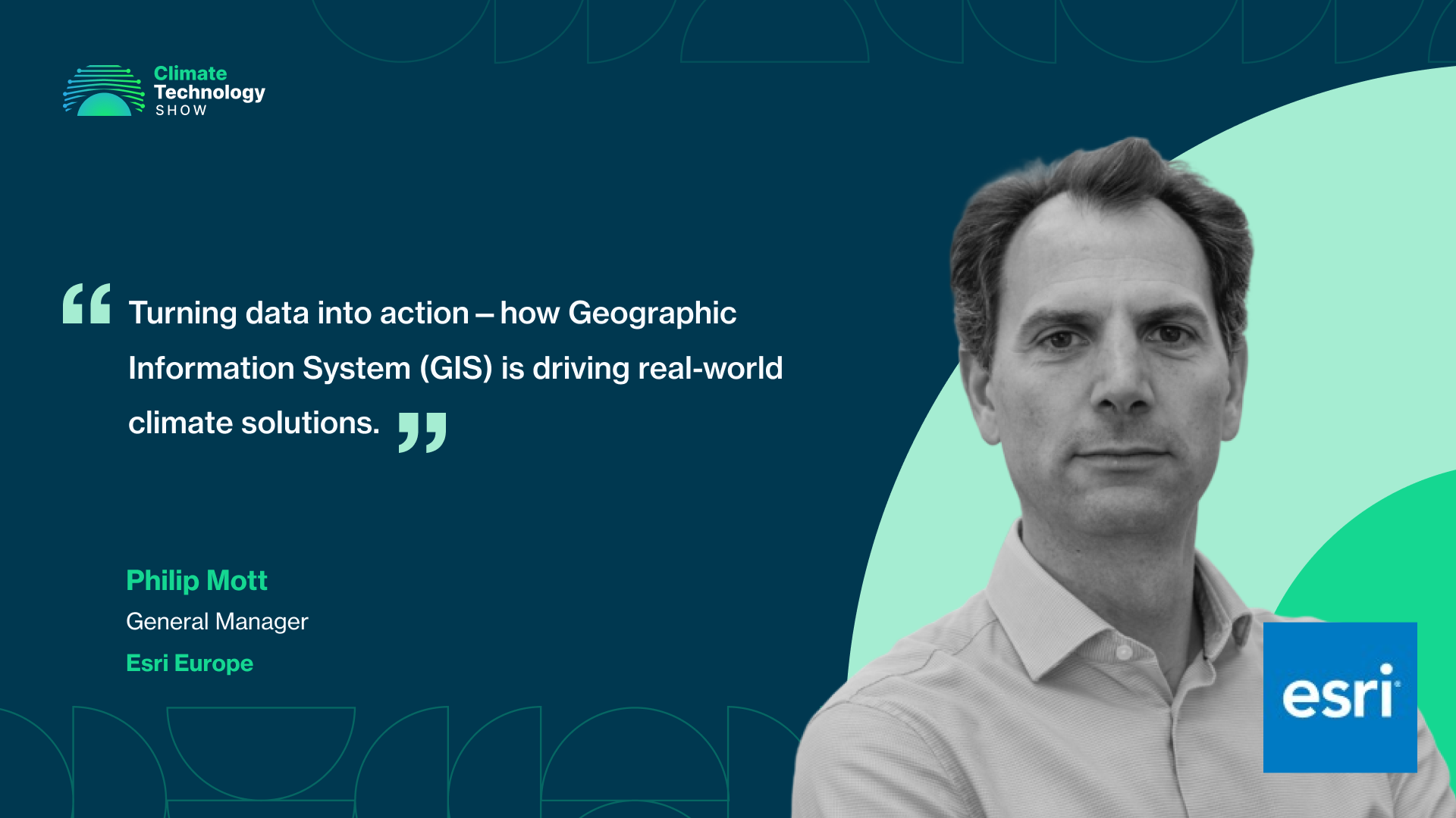 Engaging Q/A session with Philip Mott, General Manager, Esri Europe