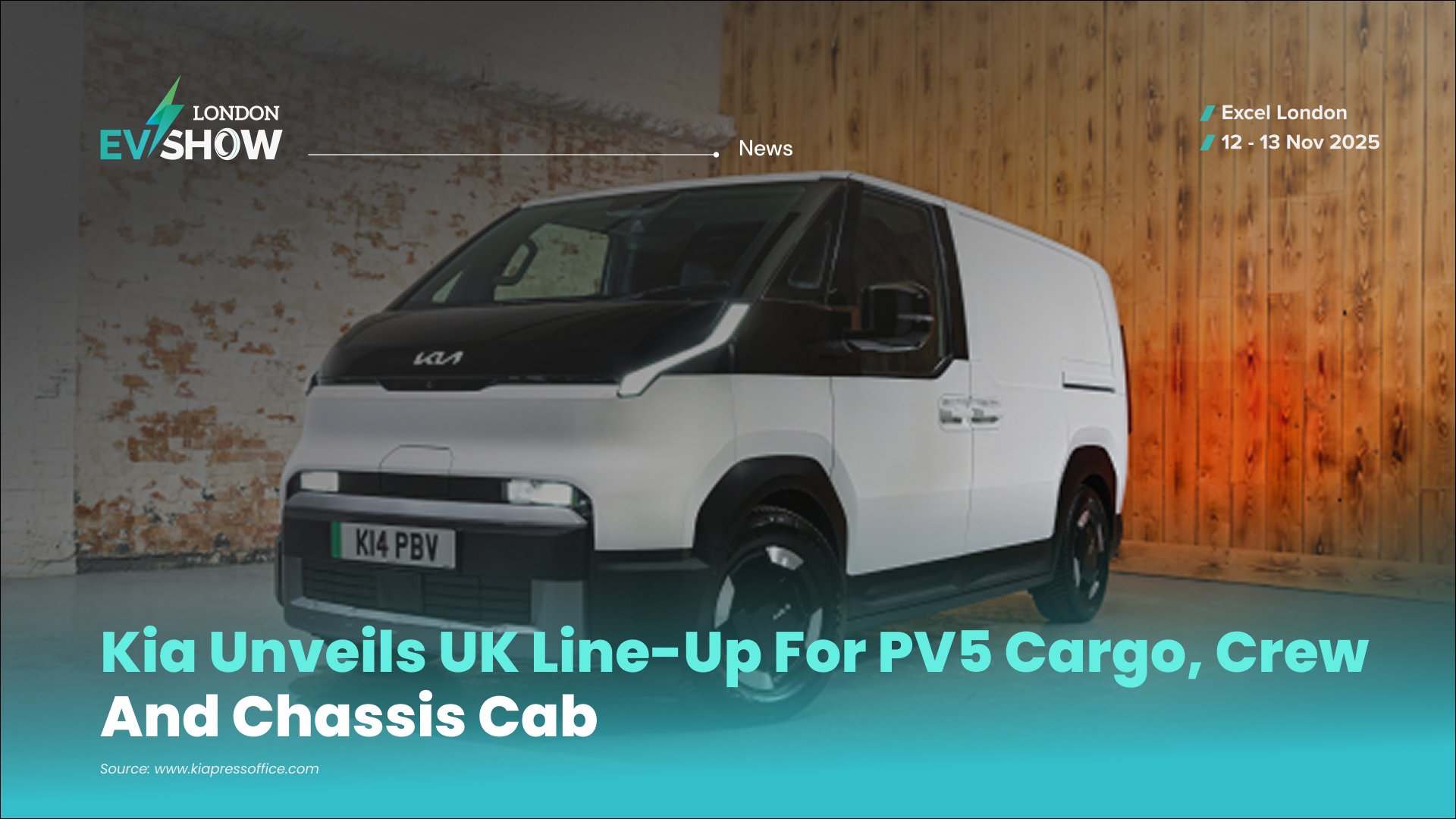 Kia Unveils UK Line-Up for PV5 Cargo, Crew & Chassis Cab