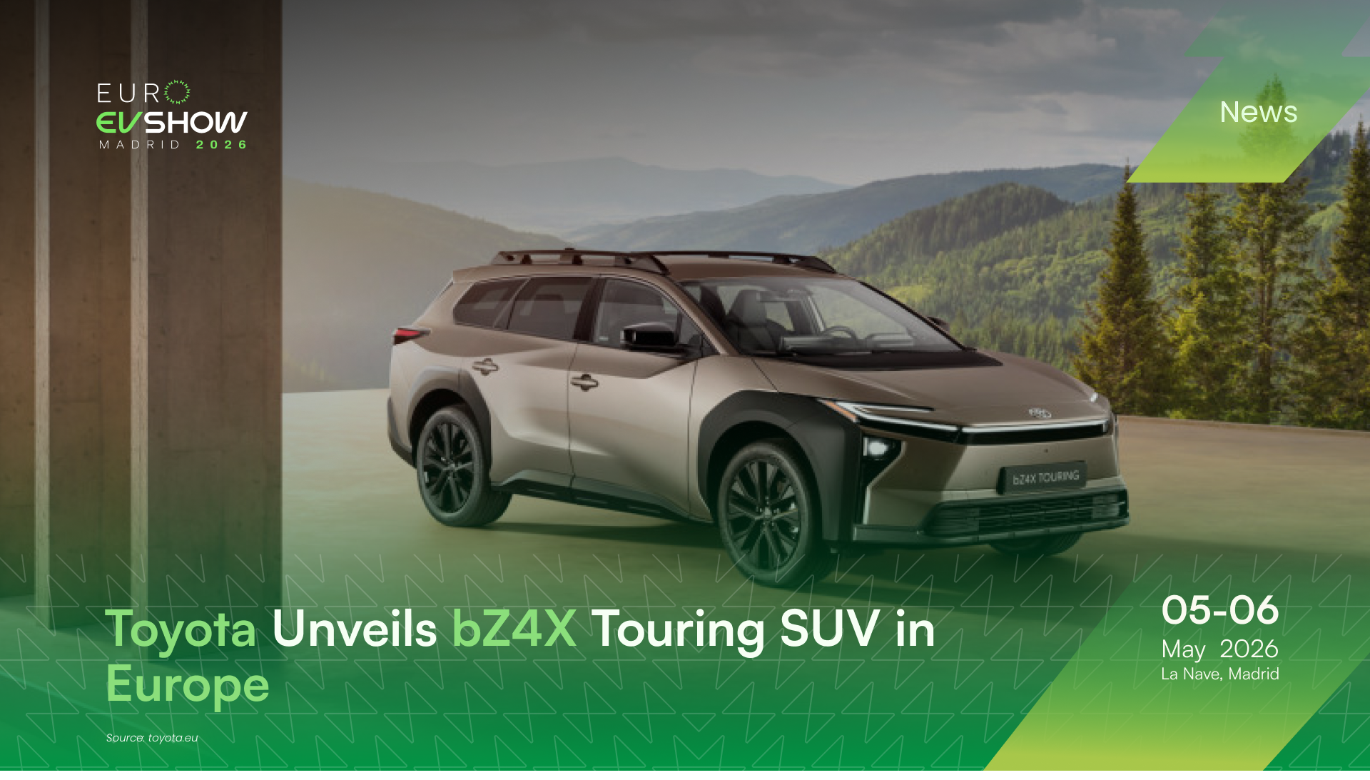 Toyota Unveils bZ4X Touring SUV in Europe