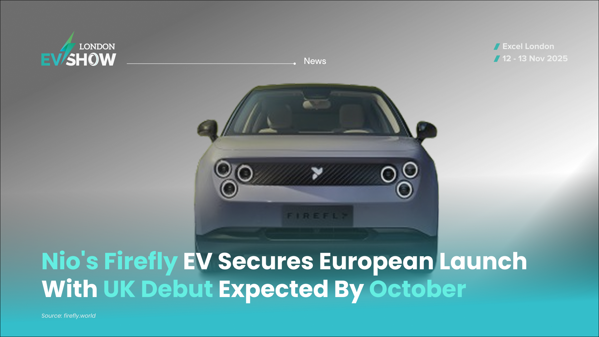Nio's Firefly Secures European Launch With UK Debut Expected