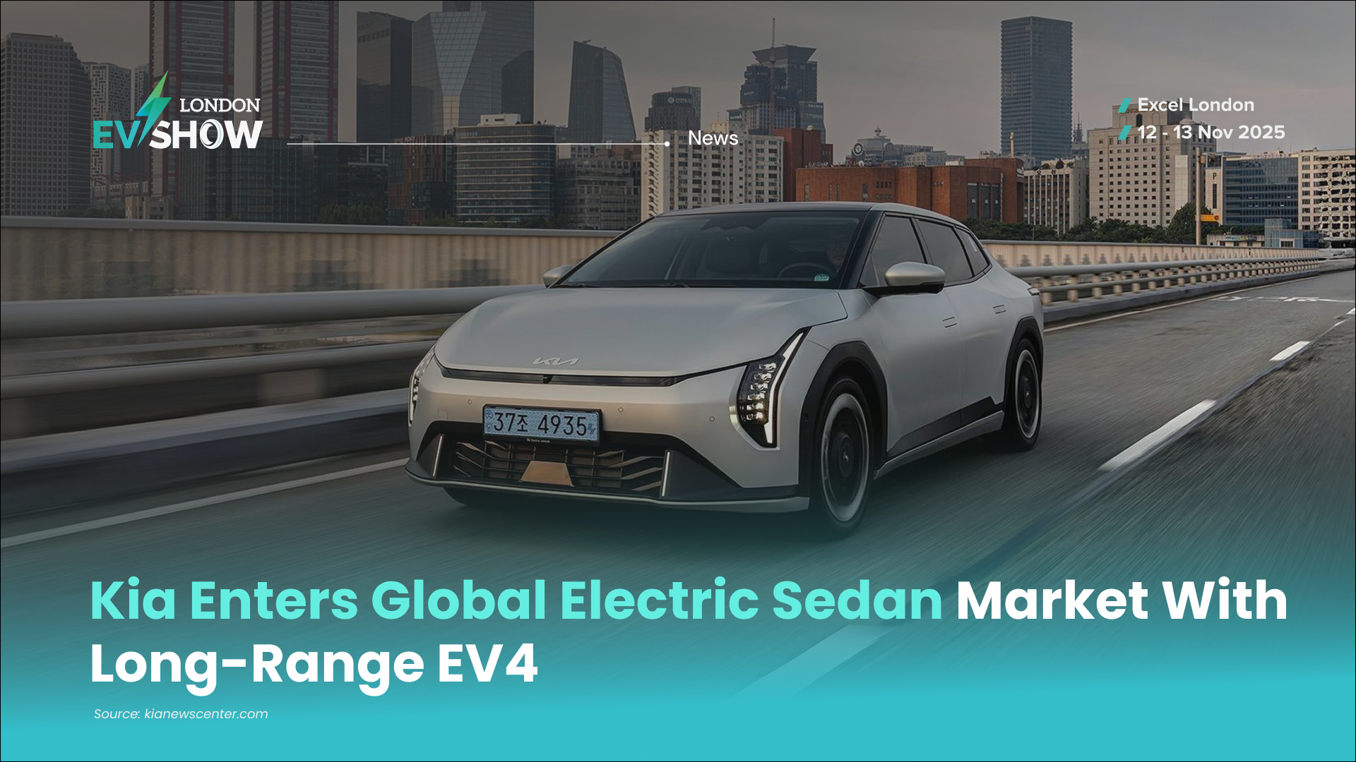 Kia Enters Global Electric Sedan Market with Long-Range EV4
