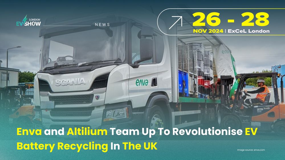 Enva & Altilium Team Up To Revolutionise EV Battery Recycling In UK