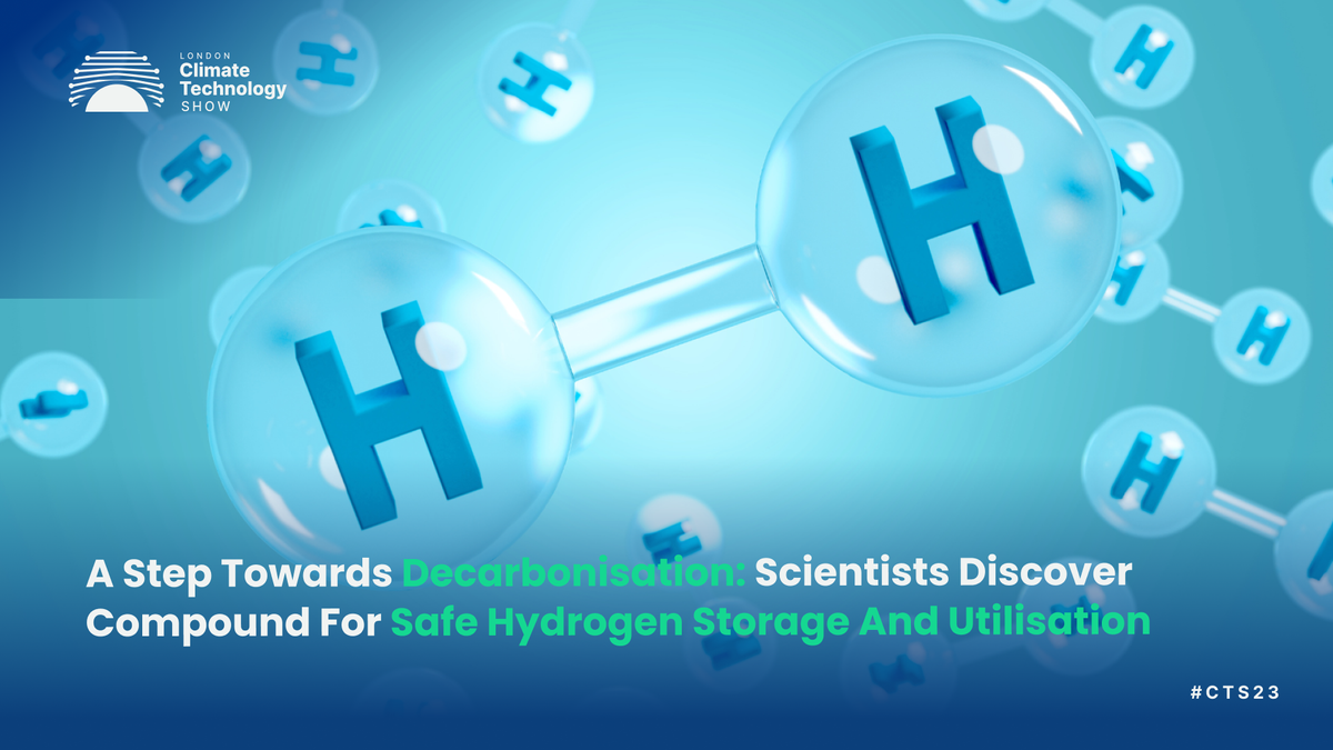 Scientists Discover Compound For Safe Hydrogen Storage And Utilisation
